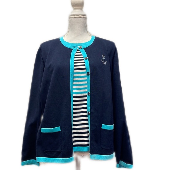 Alfred Dunner | Jackets & Coats | Alfred Dunner Womens Medallion ...